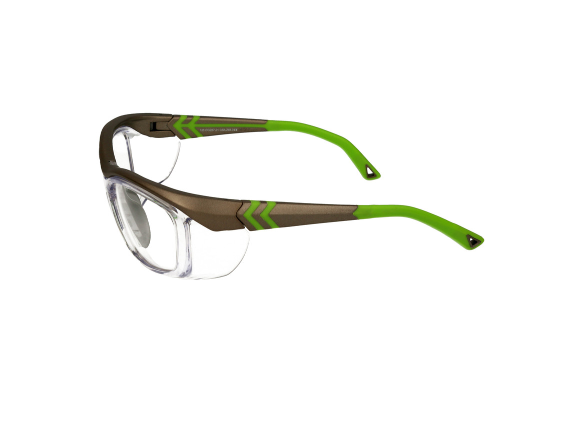 OG225S GUNMETAL NEON GREEN XL - Essilor Pro-Eyecare